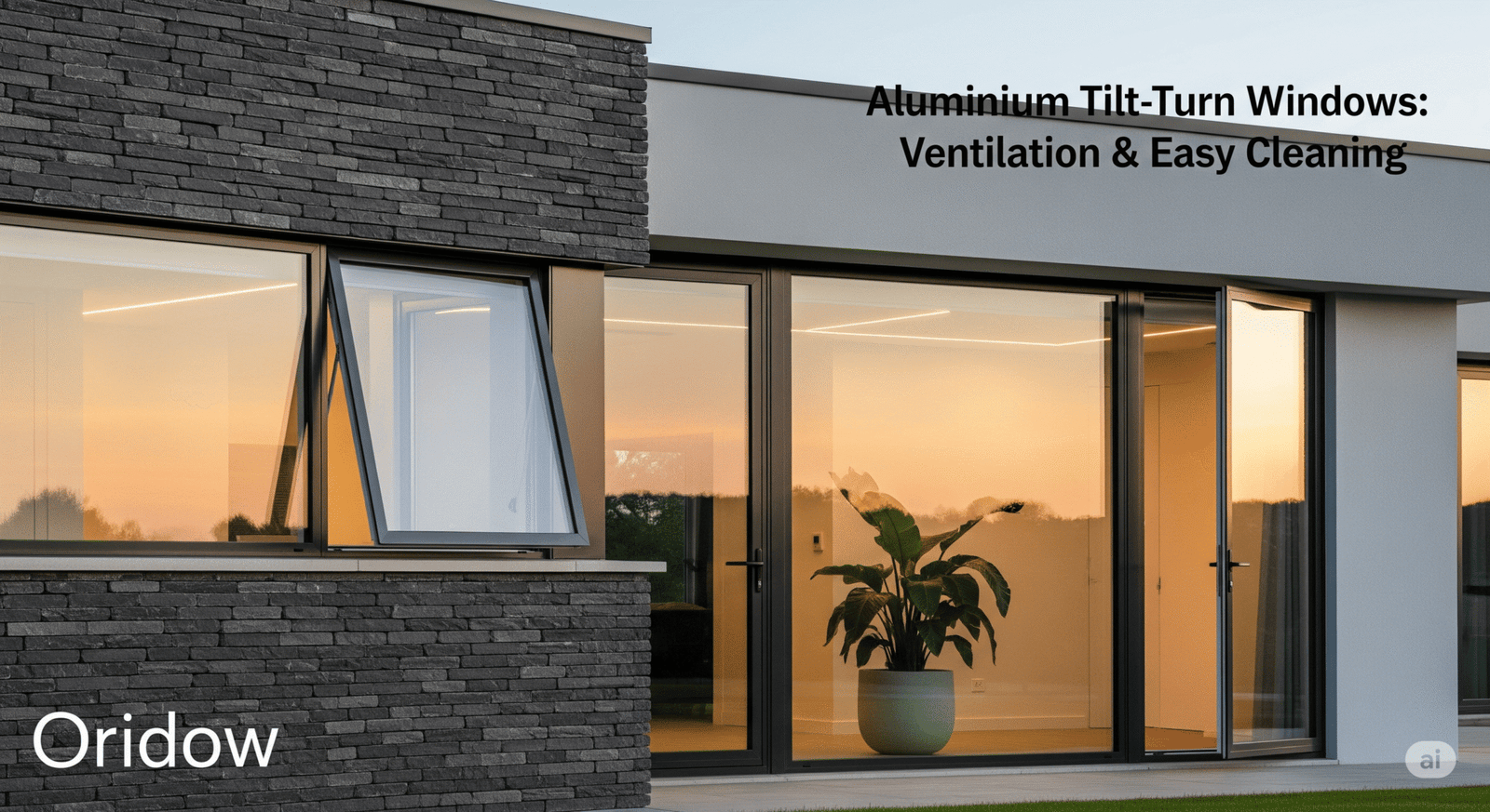 Aluminium Tilt-Turn Windows for Your Home.