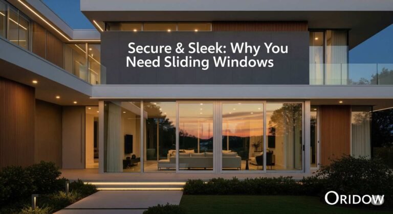 Secure & Sleek: Why You Need Sliding Windows - Oridow